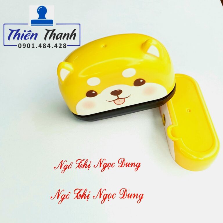 KHẮC DẤU TÊN - GIÁ RẺ LẤY NGAY 80K - THIẾT KẾ KIỂU CHỮ RIÊNG